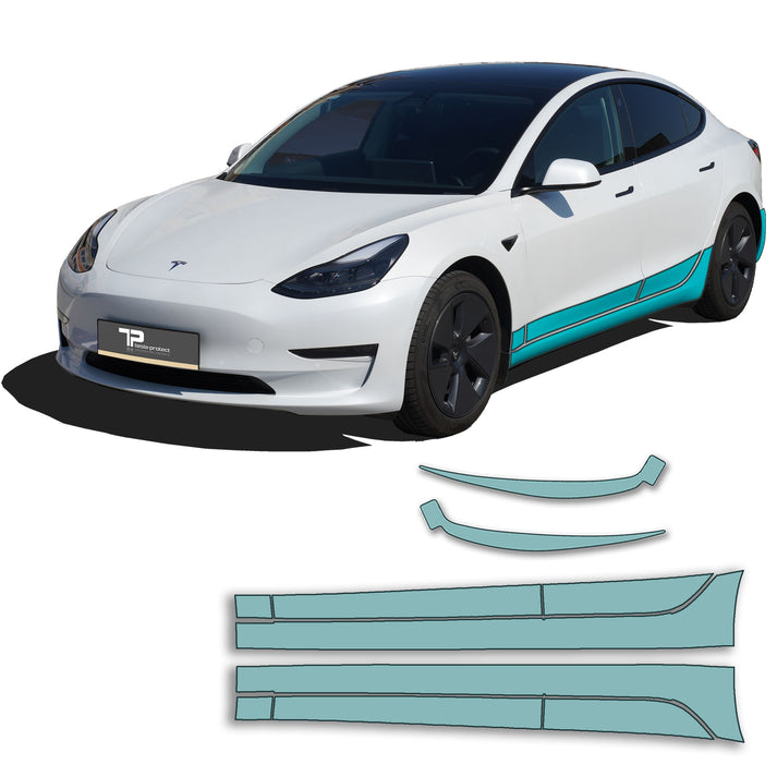 Model 3 Sidekit Large – Pre-Cut DIY Paint Protection Film PPF for the ...