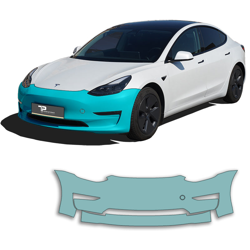 Model 3 Pre-Cut DIY Paint Protection Film PPF for the front bumper ...